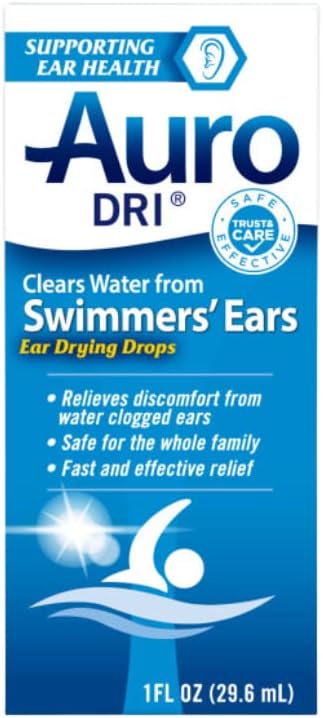 AURO-DRI - Ear Water Drying Aid Drops, Fast-Acting Swim Ear Relief, He ...