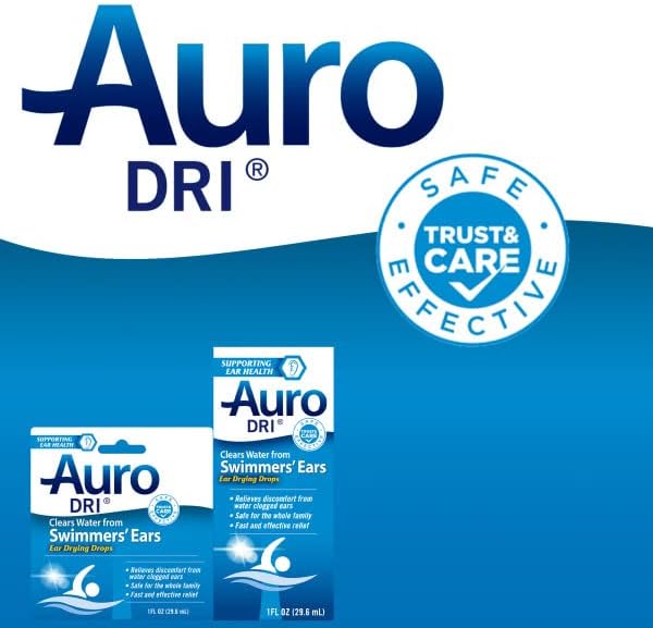 AURO-DRI - Ear Water Drying Aid Drops, Fast-Acting Swim Ear Relief, He ...