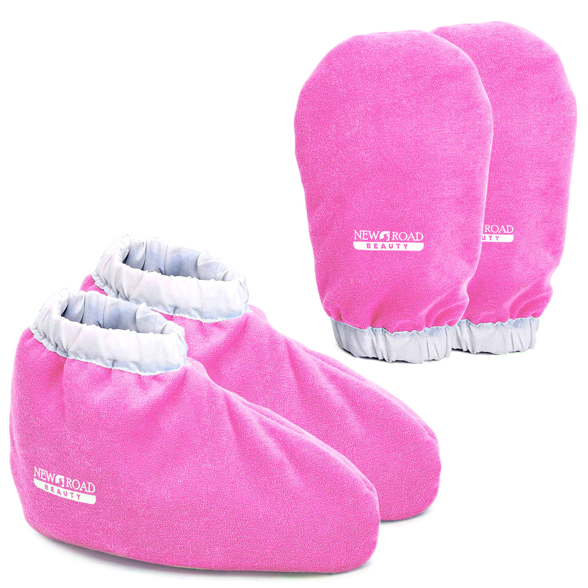 Paraffin Wax Mitts & Booties – Pink – New Road Health Supply